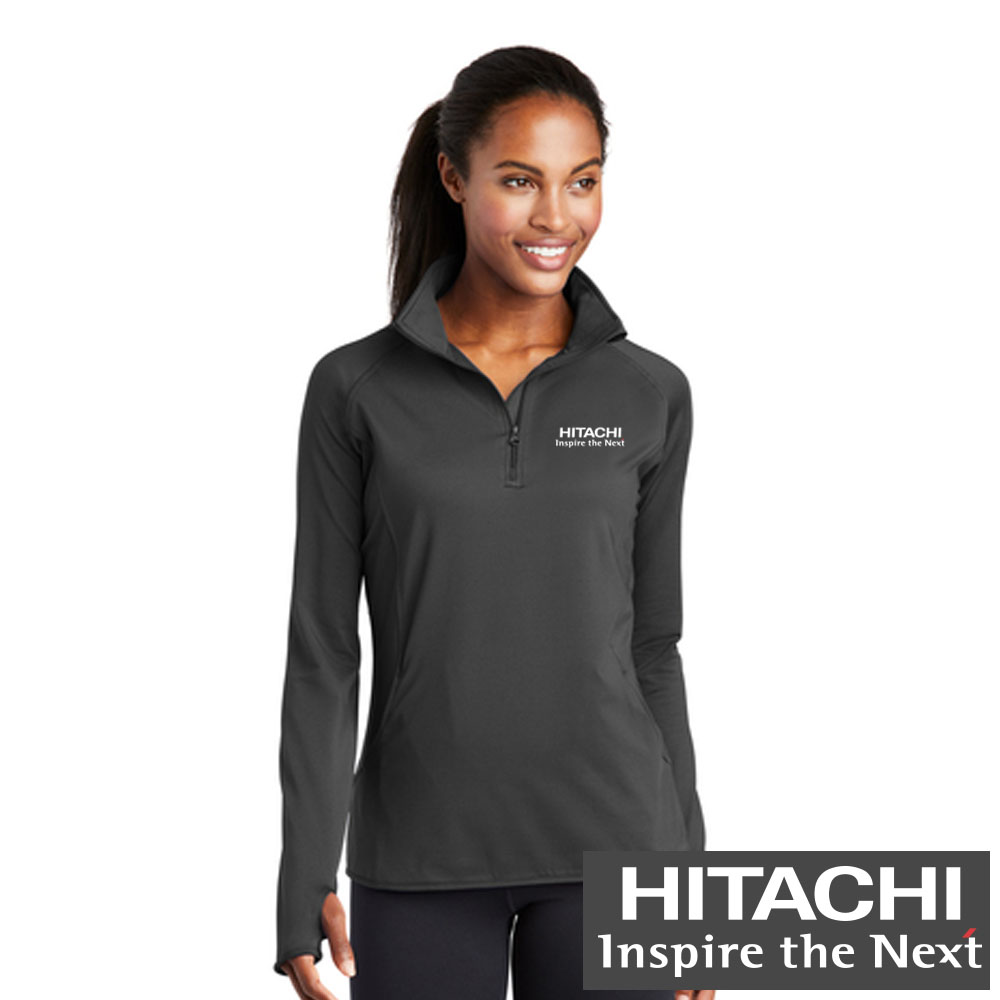 Sport-Tek® Women's Sport-Wick® Stretch 1/4-Zip Pullover