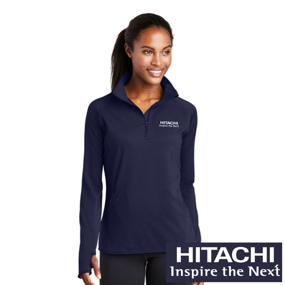 Sport-Tek® Women's Sport-Wick® Stretch 1/4-Zip Pullover